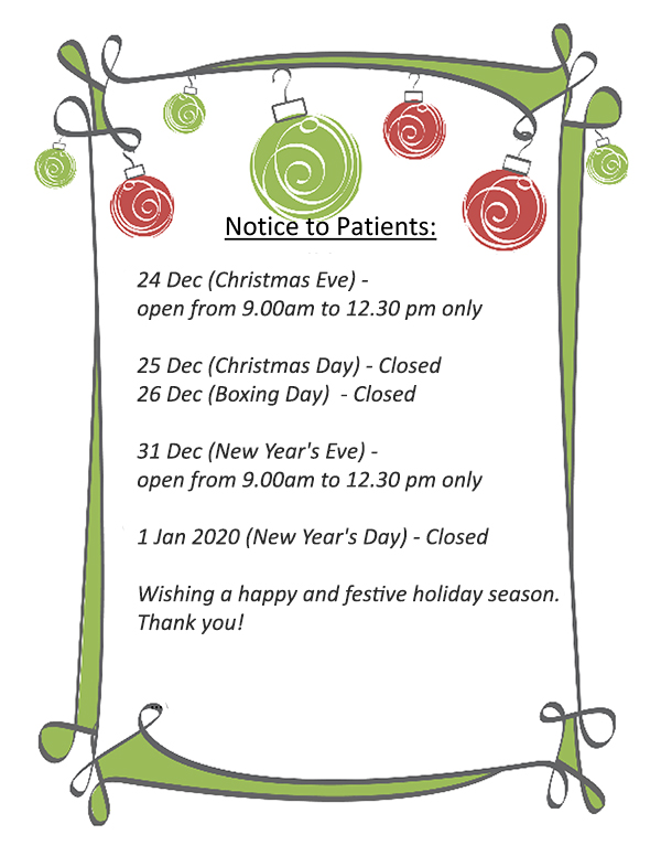Notice To Patients