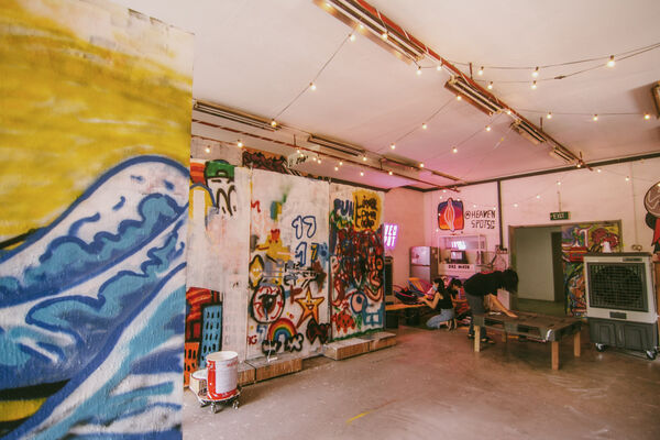Graffiti Therapy Experience in Singapore @ Union Industrial Centre