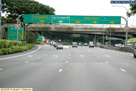 Pan-Island Expressway (PIE) Exit 15 Images Singapore Highway Images